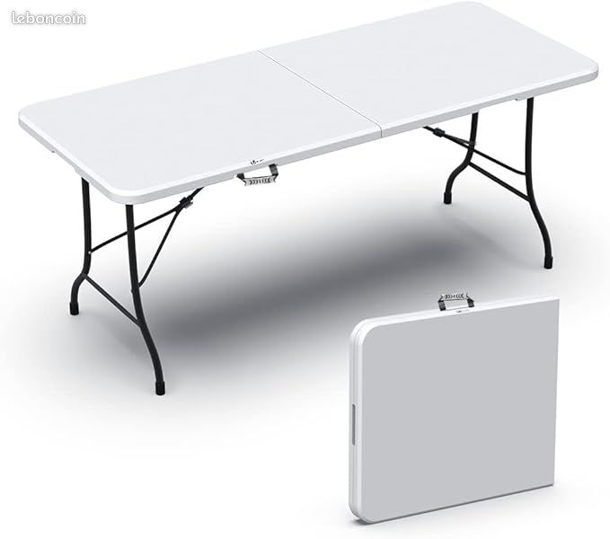Table pliante / pliable 180x70x74 neuve, emballée - Tonnelle Caen